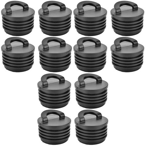 12 Pcs Kayak Drain Plug Boat Hole Replacement Bung Plugs Universal Kit