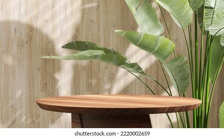 Close Up Of Round Empty Oak Wood Table With Sunlight Images Stock Photos Vectors Shutterstock