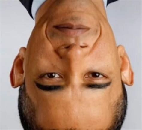 Upside Down Face Optical Illusions