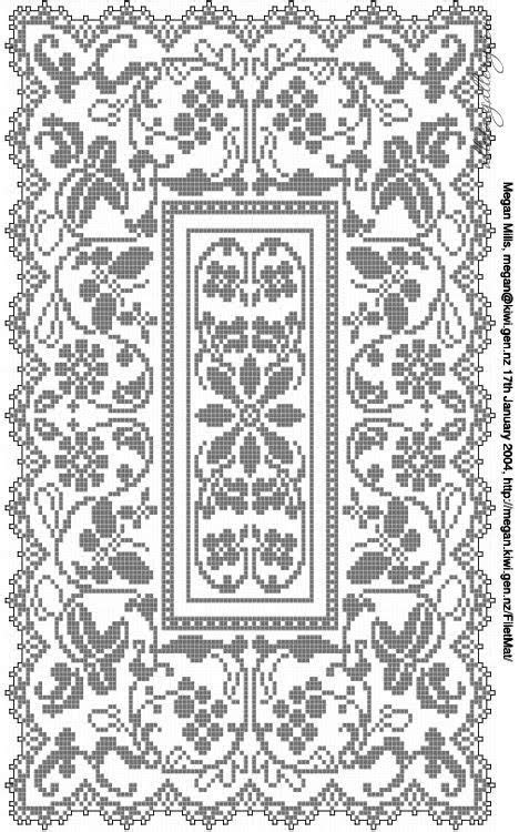 Kira Scheme Crochet Scheme Crochet No 3137 Crochet Tablecloth