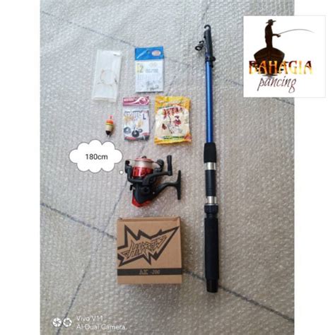 Jual Satu Set Alat Pancing Antena Lengkap Murah Set Pancing Antena Set Pancingan Ikan Set