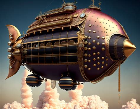 Steampunk Blimp By Prutzworks