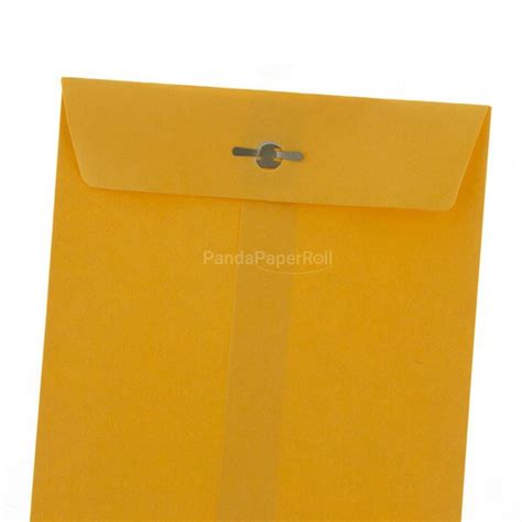 6 X 9 Brown Kraft Clasp Envelope Panda Paper Roll