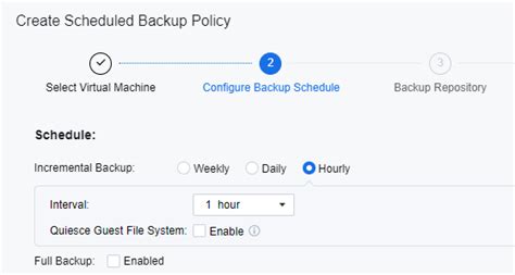 การตั้งค่าการ Backup บน Hci และประเภทของการทำ Backup บริษัท ซังฟอร์