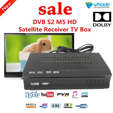 Vmade Openbox DVB S2 M5 Decoder Digital Satellite Receiver TV BOX Support IKS IPTV Youtube