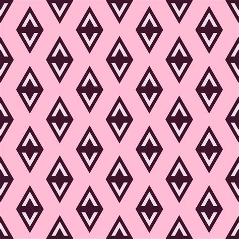 Premium Vector Seamless Geometric Repeating Pattern Of Dark Rhombus On Pink Background