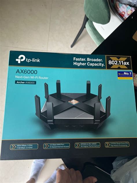 Tp Link Ax Archer Next Gen Wifi Router Computers Tech Parts Accessories Networking
