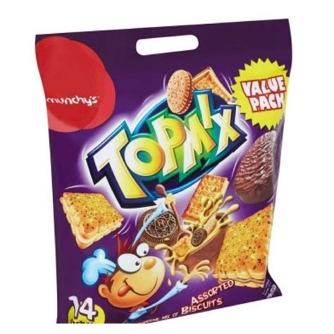 Munchys Topmix Assorted Biscuit Value Pack Pack 500g Shopee Malaysia