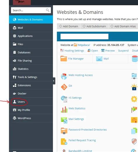 How To Manage Users In Plesk