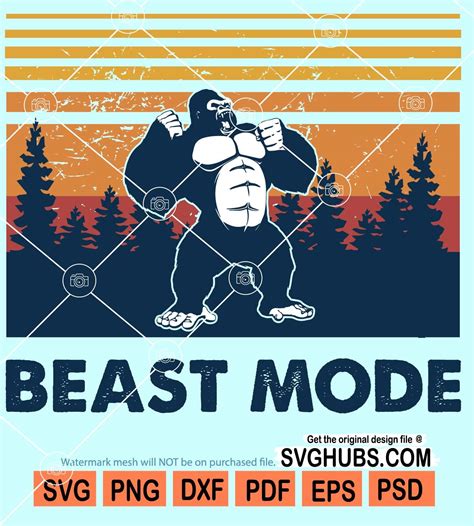 Beast Mode Svg Bigfoot Svg Beauty And The Beast Svg Beast Svg