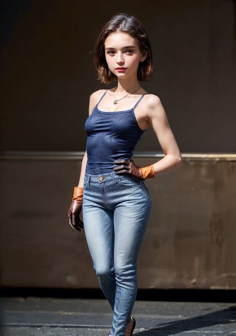 Beautiful Skinny Girl In Tight Image Created By Ai Girls Tensorart