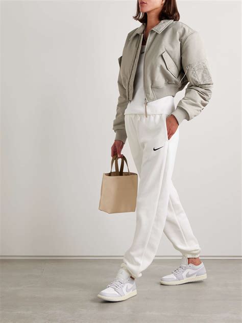 Nike Phoenix Cotton Blend Jersey Track Pants Net A Porter