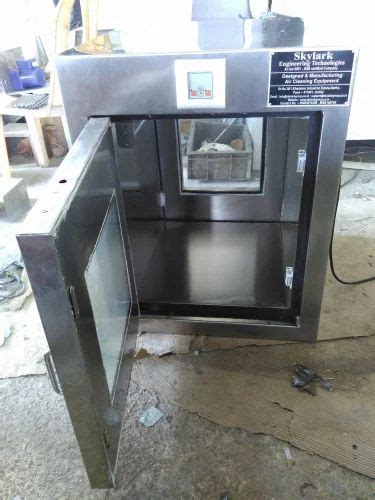 Rectangular Pass Box Stainless Steel Body For Laboratories Size 2 X