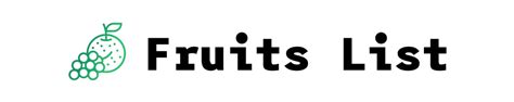 Fruits By Colors Archives Fruits List