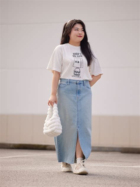 Long Denim Skirt Outfit Ideas Dresses Images 2024 Page 3
