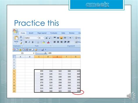 Modeling In Microsoft Excel PPT