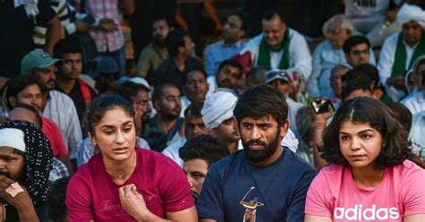 Wrestlers Protest Bajrang Punia Posts In Support Of Bajrang Dal