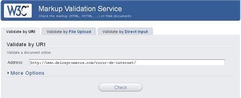 Validador de código HTML