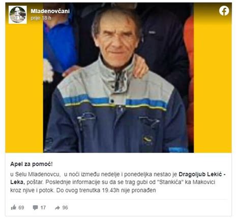 Nestao Poštar Dragoljub Lekić