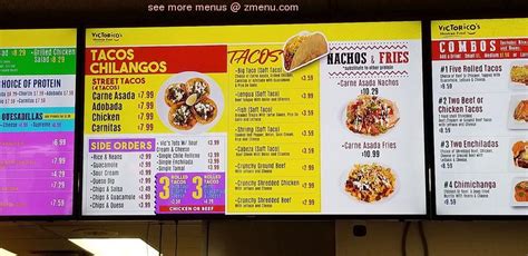 Online Menu Of Victoricos Mexican Food Hillsboro Restaurant Hillsboro