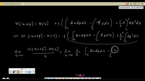 Variational Form Of Biharmonic Equation Via Energy Functional Youtube