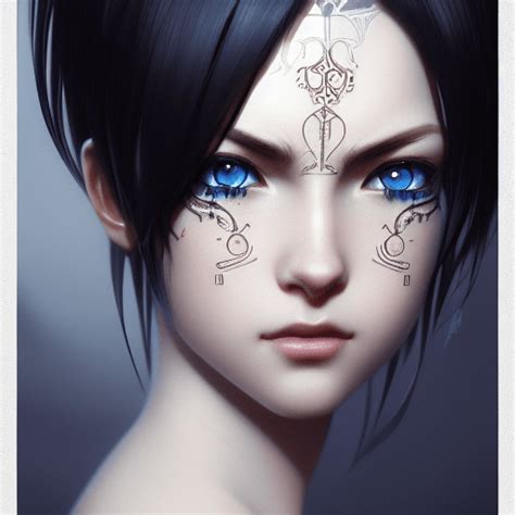 Anime Girl Portrait · Creative Fabrica