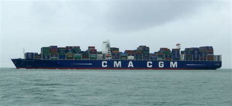 Le Havre Première Escale Pour Le Cma Cgm Zheng He Mer Et Marine