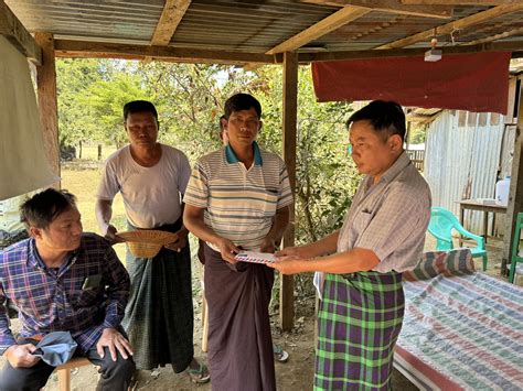 Soe တာမခံမြိို့က ထွက်ပြေးတိမ်းရှောင်နေရတဲ့စစ်ဘေးဒုက္ခသည်တွေရှိရာ စစ်ရ