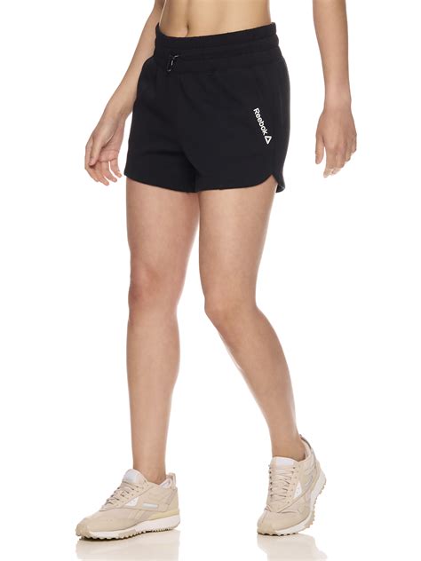 Reebok Womens High Waist Knit Shorts Sizes Xs Xxxl
