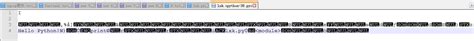 Python编译、运行、反编译pyc文件pyc反编译和py一样么 Csdn博客