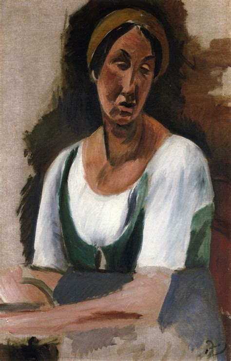 Bust Of A Woman C1914 By Andre Derain Artchive