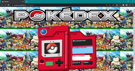 Github Jossperezt Js Pokedex Aqu Se Encuentra El Repositorio De La Pokedex Como Pr Ctica