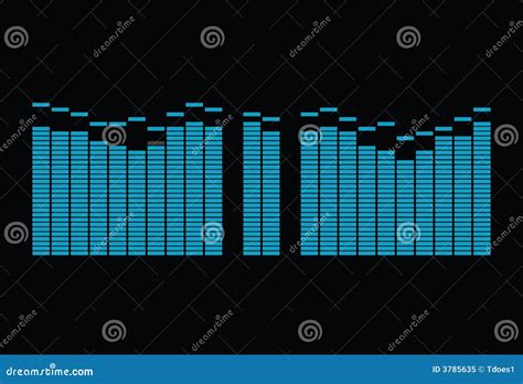 Equalizer Or Spectrum Analyzer 3d Render Illustration Cartoondealer