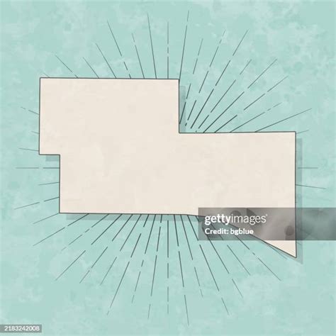 Kerr County Texas Map In Retro Vintage Style Old Textured Paper High