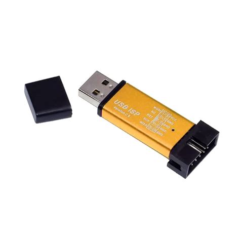 Programador USBASP ISP V2 0 Para Atmel AVR Con Carcasa De Aluminio