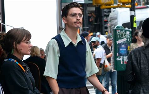 Timothée Chalamet Dons Moustache And Glasses To Play 50s Ping Pong