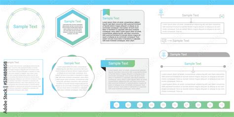 Simple And Easy To Use Arrow Graphic Material Set Minimalist Design Set Simple Bullet List For