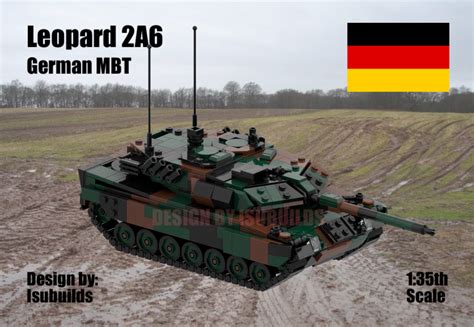 Lego Moc Leopard 2a6 By Isubuilds Rebrickable Build With Lego