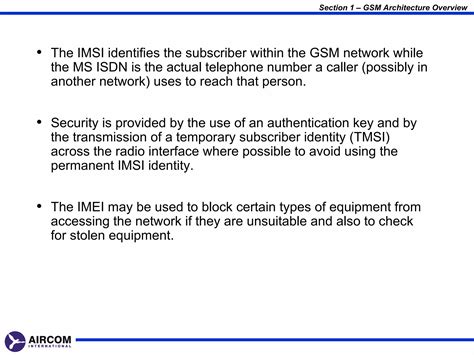 GSM ARCHITECTURE PPT