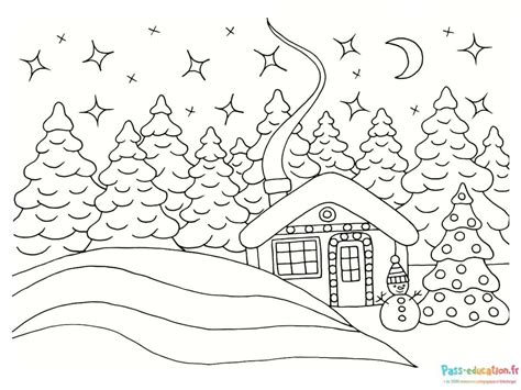 Coloriage Bonhomme De Neige Gratuit à Imprimer Passcoloriage