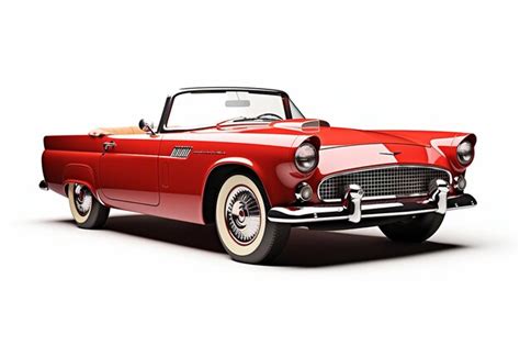 Premium Ai Image Convertible Car Isolated On White Background