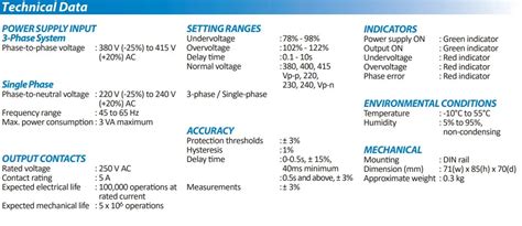 Buy Mikro Mx210 415v Voltage Relay