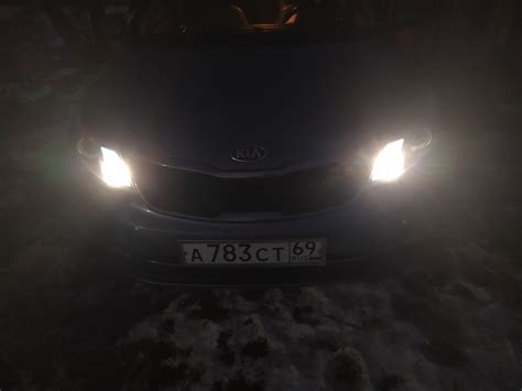 20. Светодиоды philips в габариты и подсветку номера. — KIA Rio (3G), 1 ...