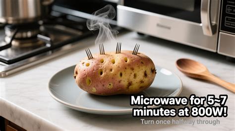 Microwave Potato Cooking Fast Safe Method In 5 Minutes