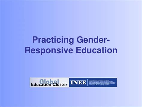 Ppt Education In Emergencies Gender Responsive Education Powerpoint