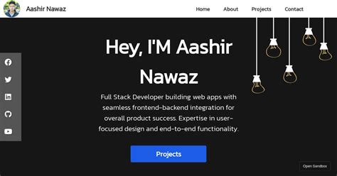 Portfolio Codesandbox