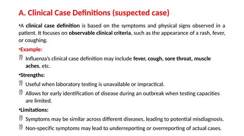 Tutorial 1pptx Case Definition In Outbreak Investigation Pptx