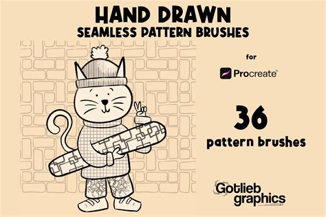 Seamless Pattern Procreate Brushes Graphic By Gotlieb Graphics