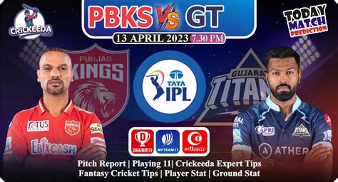 Pbks Vs Gt Dream11 Prediction Today Match Tata Ipl 2023