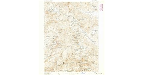 Old Maps Of Downieville Ca For Hiking And Exploration Pastmaps